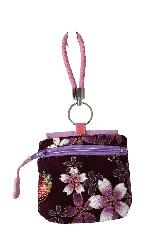 Handmade Unique Zip Card And Coin Purse Key chain Wallet Wild Animal ...