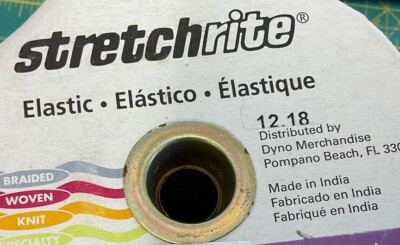 STRETCHRITE WHITE BRAIDED ELASTIC -1"W -- 10 YARD INCREMENTS | eBay