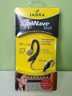 Jabra EarWave Bud Hands-Free Headset Universal Jack for Mobile Phones ...