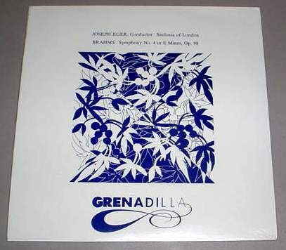 JOSEPH EGER LONDON SINFONIA SEALED LP - Brahms No.4 | eBay