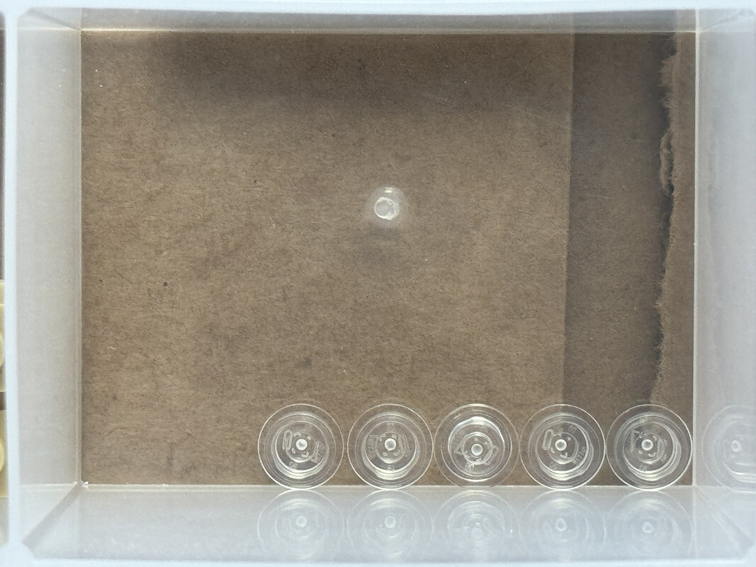 LEGO Parts - Trans-Clear Plate, Round 1 x 1 - No 4073 - QTY 5 | eBay