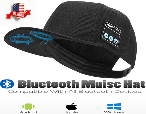 Baseball Cap with Bluetooth Speaker Bluetooth Hat Wireless Smart ...