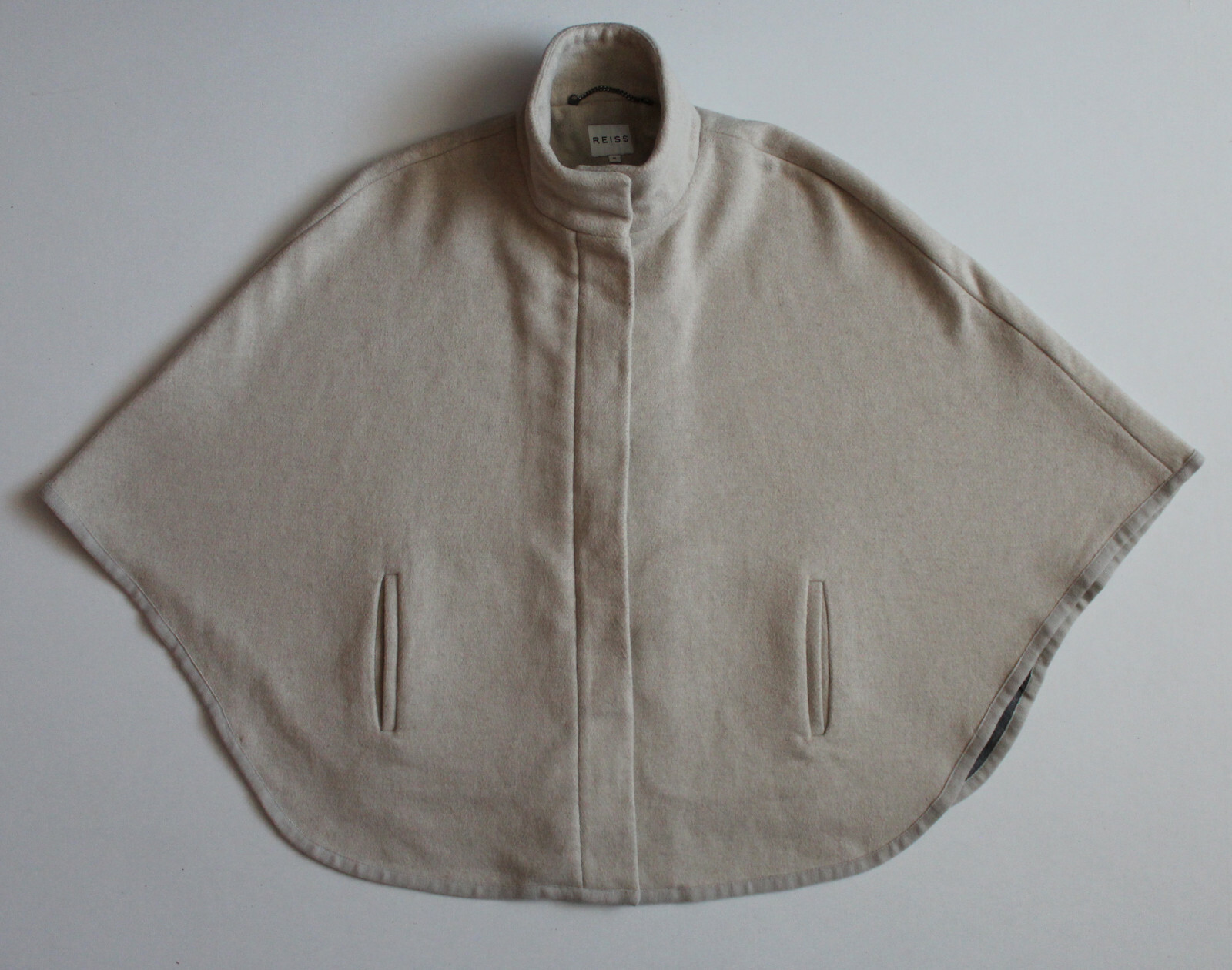 Women's Reiss Nera Lightweight Cape High Collar Wool … - Gem