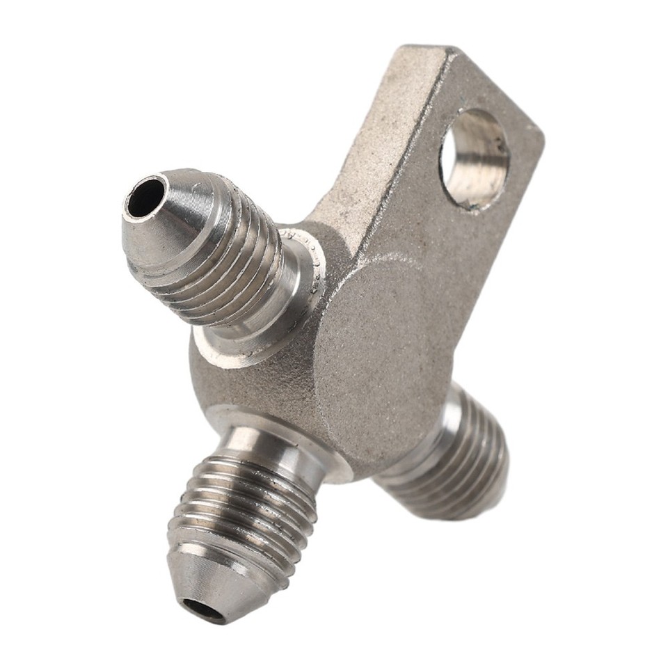 Stainless AN-3 Male Brake Hose Fittings AN3 3-Way Tee Joint with ...