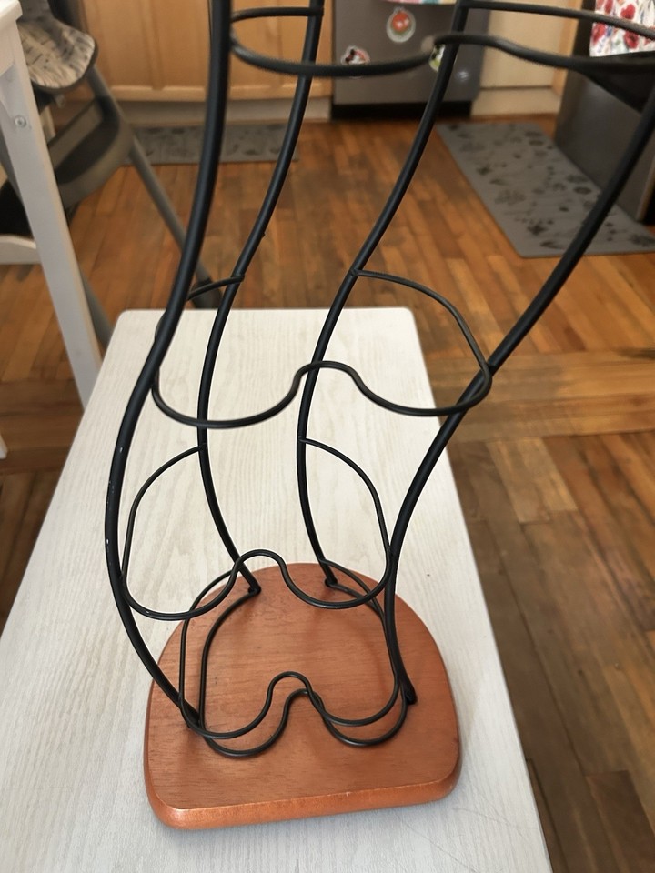 Black Metal Wire CD Rack Holder - CDs Tower Vintage 22 Inches Tall | eBay