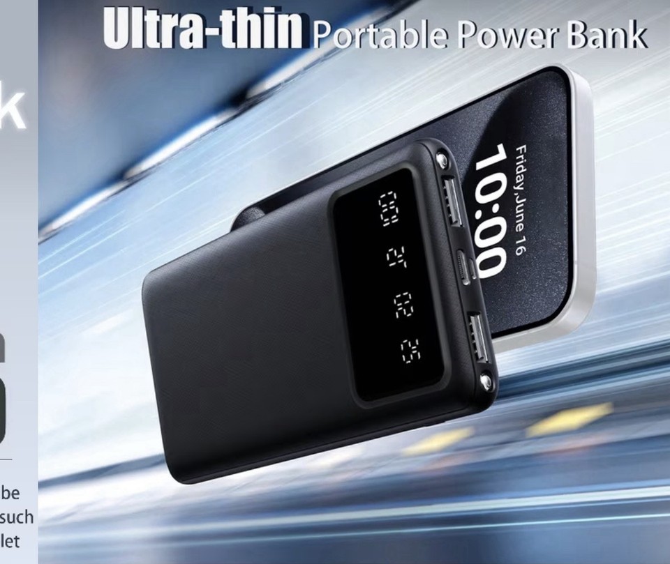 20000mAh Large Capacity Portable Power Bank, Suitable For Charging ...