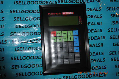 Warner Power Micromatic Textron Control Panel New | eBay