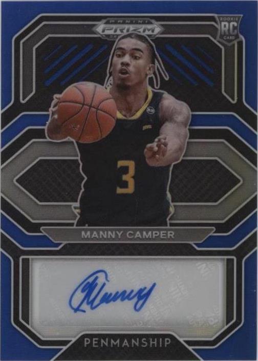 2021-22 Panini Prizm Draft Picks - College Penmanship Manny Camper #CP ...
