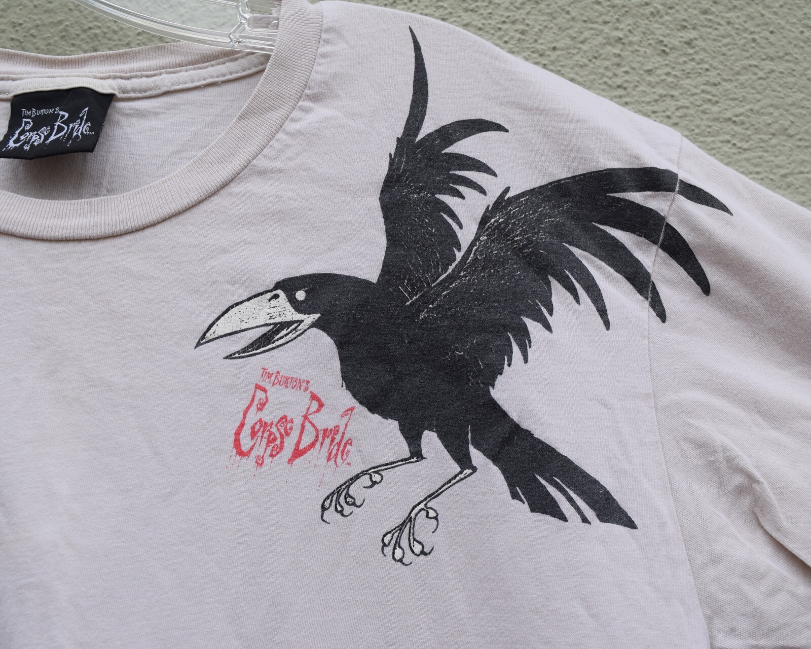 2005 Corpse Bride Tim Burton Movie Promo Raven T-Shir… - Gem