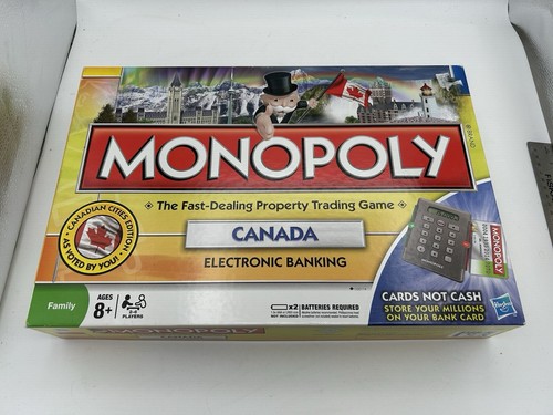 Monopoly CANADA Electronic Banking Edition - Canadian Cities -Missing 2 ...