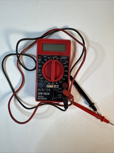 Cen-Tech 7 Function Digital Multimeter W/ Backlight 69096 Electrical ...