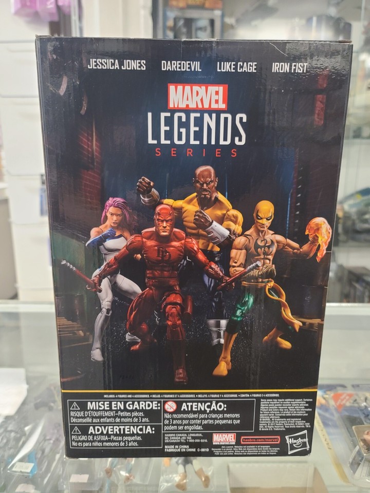 Marvel Legends DEFENDERS BOX SET 4-Pack Amazon Exclusive Daredevil Luke ...