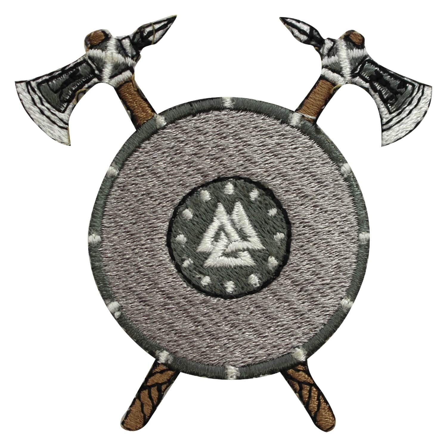 Viking Shield Patch, Viking patch Embroidery Iron on Sew on Patch 6x5 ...