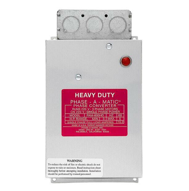Phase-A-Matic UL-600HD Digital Static Phase Converter for sale online ...