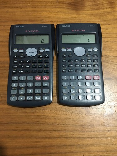 CASIO SCIENTIFIC CALCULATOR FX-83MS S-V.P.A.M. WORKING X2 | eBay UK