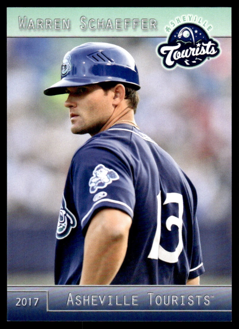 2017 Choice Warren Schaeffer Rookie Asheville Tourists Colorado Rockies ...