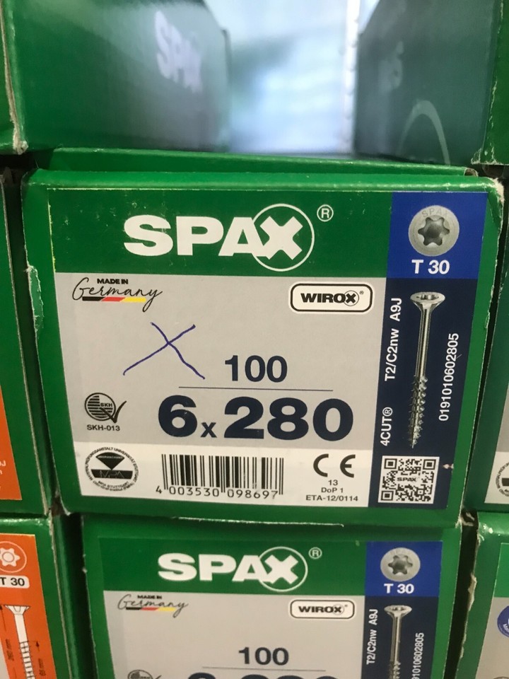 SPAX ®Wirox verz. Original ABC T-Star Plus Senkkopf, Torx ...