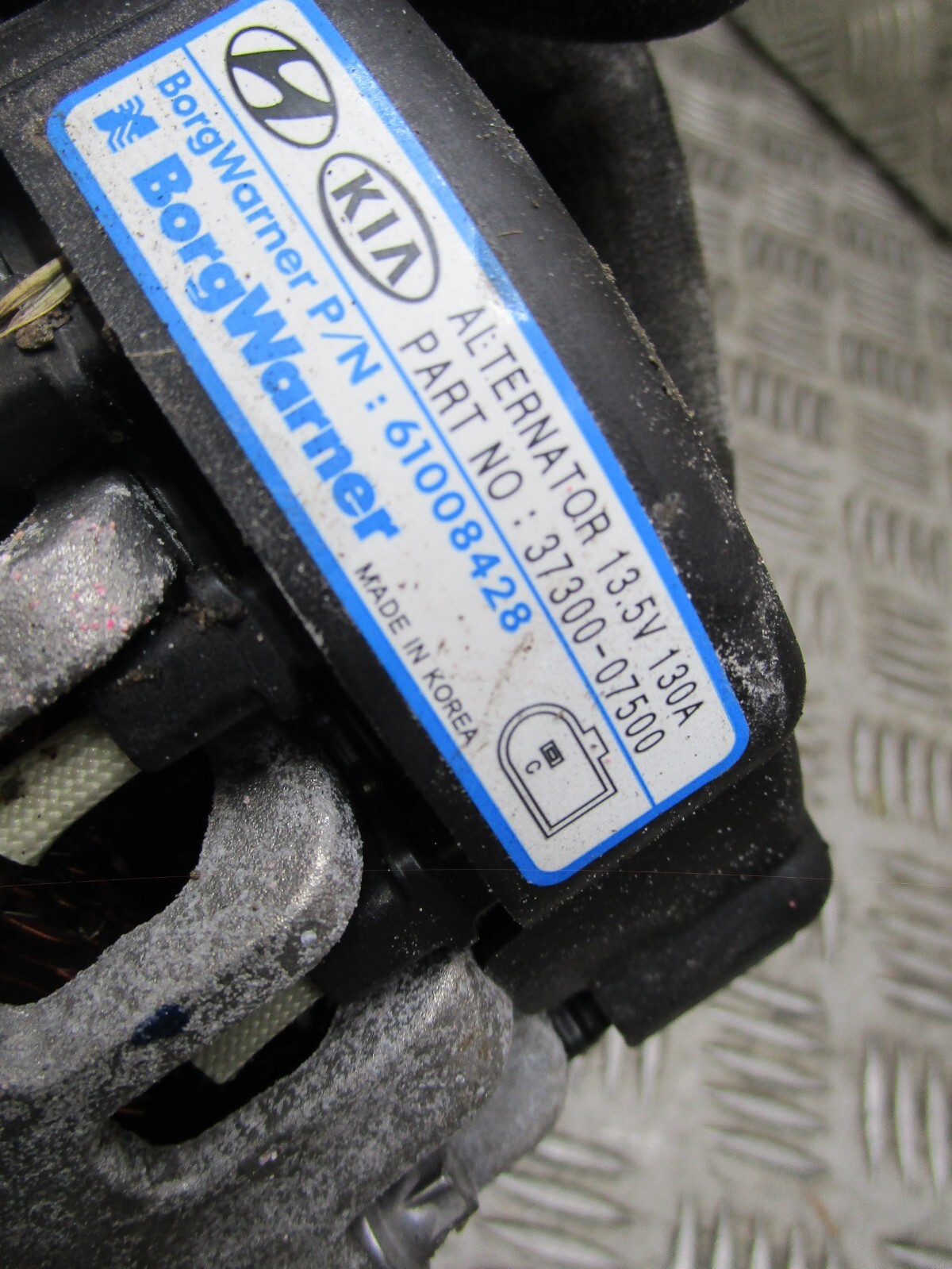 2021 KIA RIO 1 1.2 PET ALTERNATOR 37300-07500 OEM | eBay UK