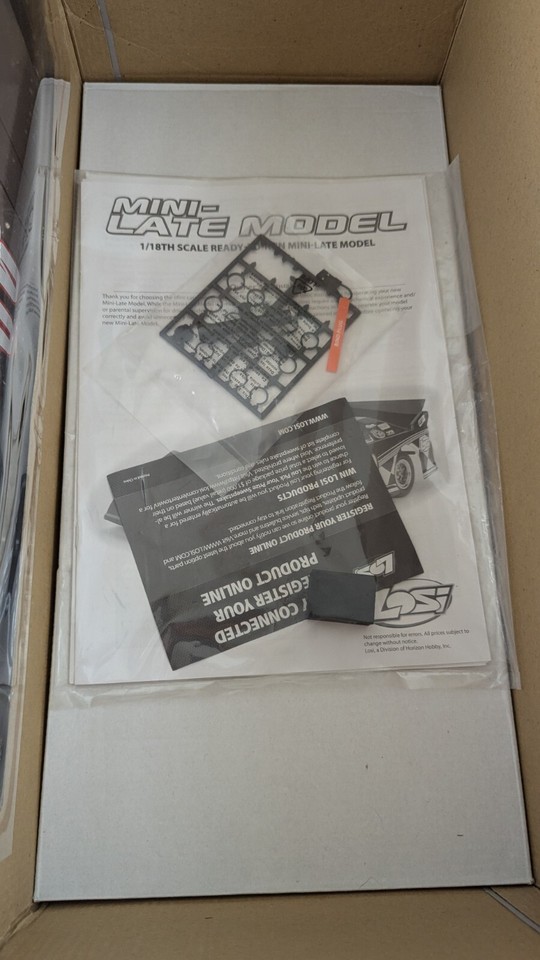 Losi Mini Late Model Dirt Oval RC Car RTR In Box Racing Vintage Sprint ...