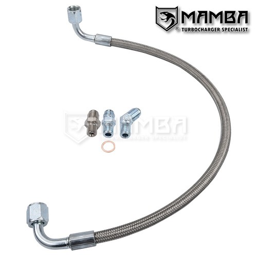 MAMBA Turbo Oil Supply Hose Line Kit for 92-02 6.5l Detroit Diesel ...