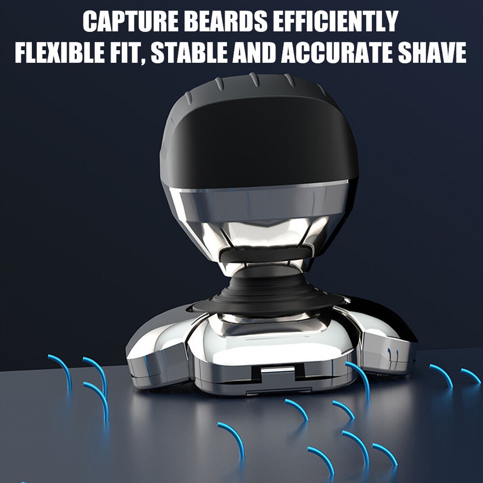 Electric Hair Remover Shavers Bald Men Head Razor Smooth Skull Cordless ...