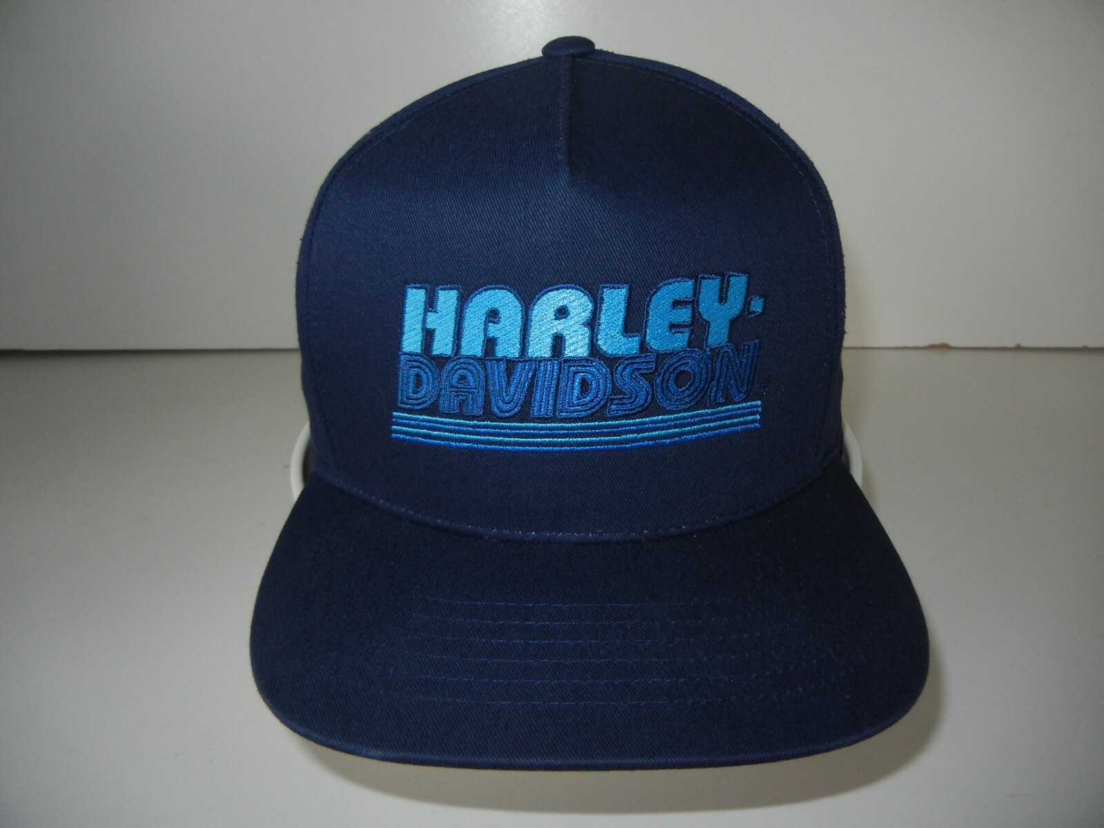 HARLEY-DAVIDSON Olympia/Seattle Blue MOTORCYCLE SNAPB… - Gem