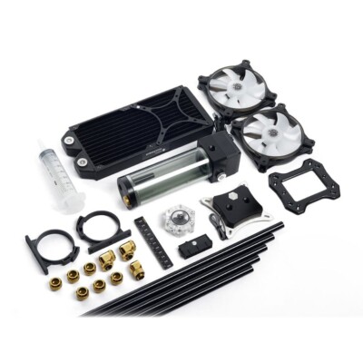 Bitspower Midnight Hard Tube 12-Digit 240mm RGB Water Cooling Kit | eBay