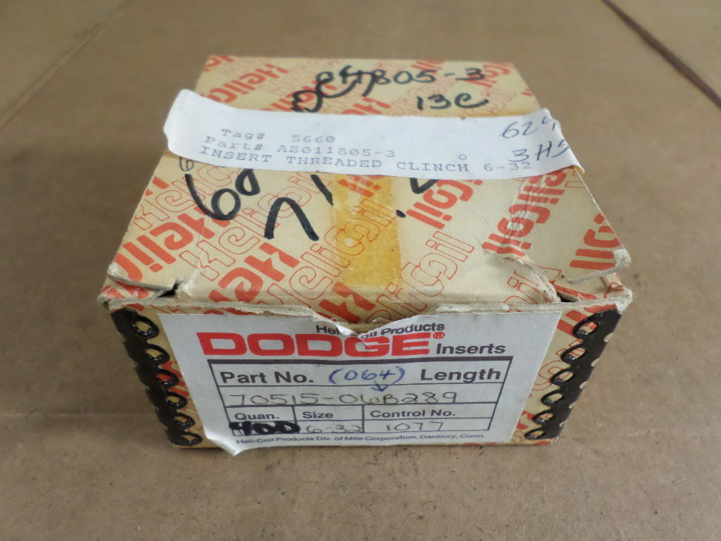 Lot of Approx. 400 Dodge Inserts 70515-06B289 Clinch Expansion Threaded ...