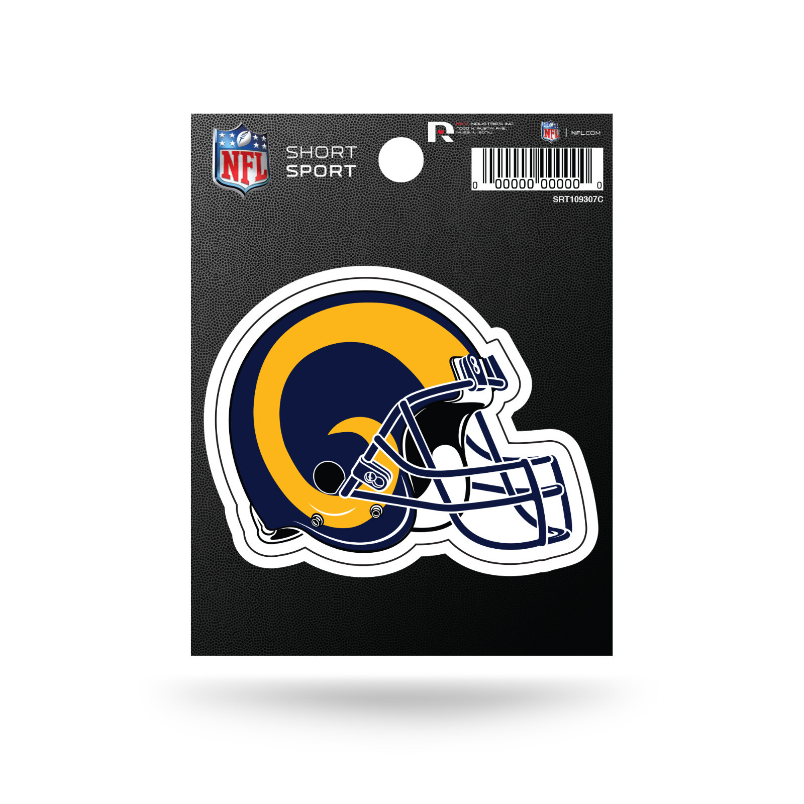 Los Angeles Rams 3" x 2" Helmet Die-Cut Decal Window, Car or Laptop ...