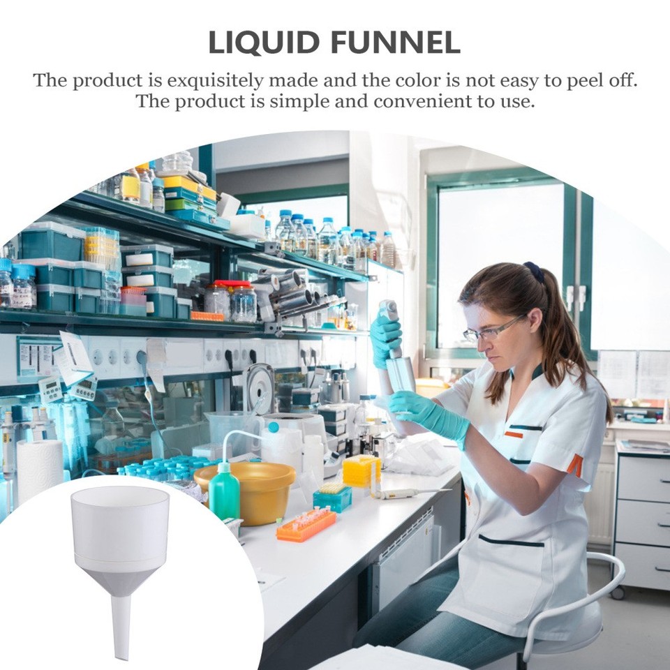 70mm Plastic Buchner Funnel Filter Paper Funnel Practical Suction ...