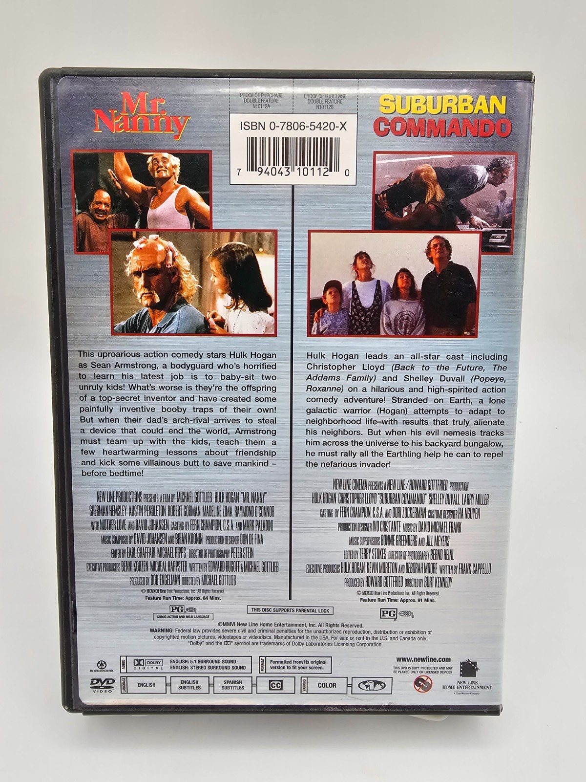 Mr. Nanny & Suburban Commando Family Double Feature (DVD, 2006 ...