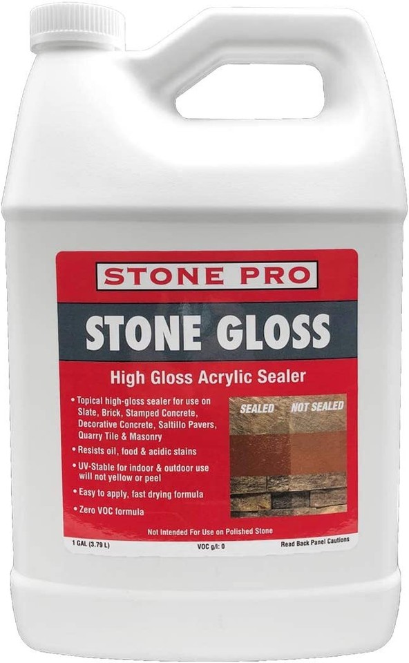 Stone Pro Stone Gloss Acrylic-Based Sealer for Porous Stone Limestone ...