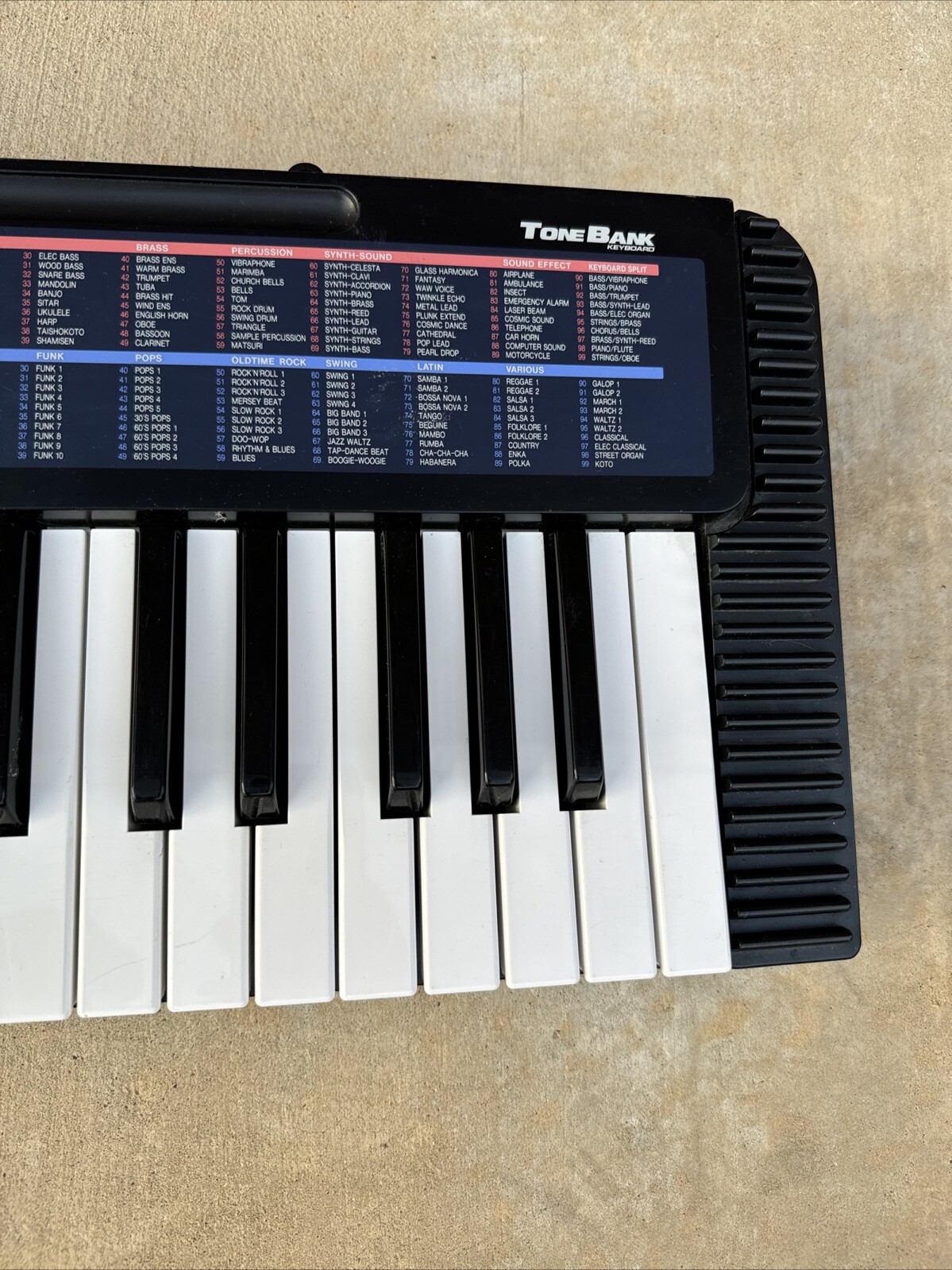 Casio Ca-110 Electronic Keyboard CA110 With 100 Tone Bank for sale ...