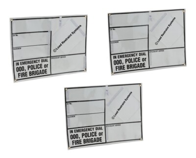 EIP Banner Set, Emergency Information Panel, DG Banner, Dangerous Goods ...