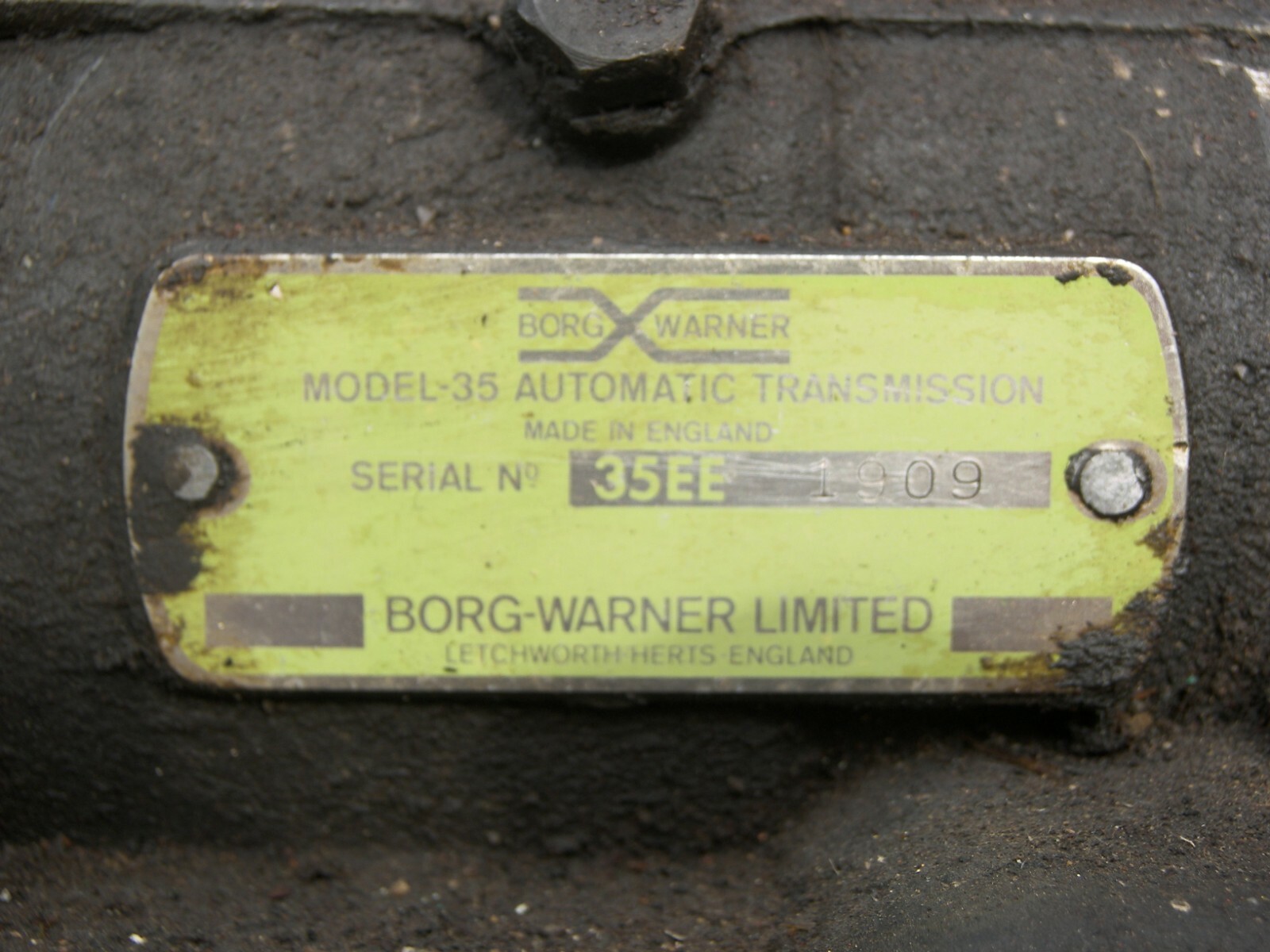Borg-Warner type 35 automatic gearbox | eBay UK