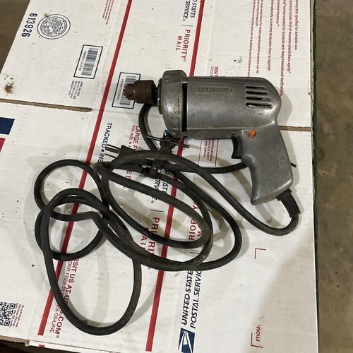Vintage Craftsman 1/4" Electric Drill Model 315.11090 2400RPM 1/5HP ...