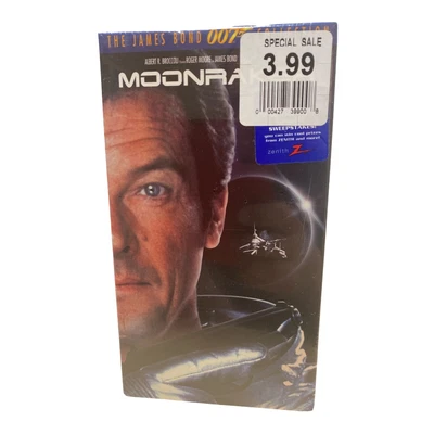 Moonraker VHS Tape, New & Factory Sealed | Grelly USA