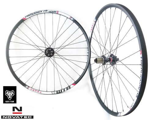 27.5" WTB Team Frequency i19, Gravel Wheelset, Novatec HG hubs (12x100 ...