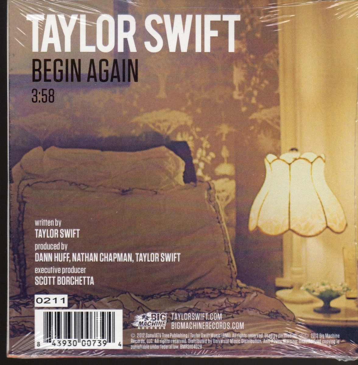 Taylor Swift Begin Again Cover