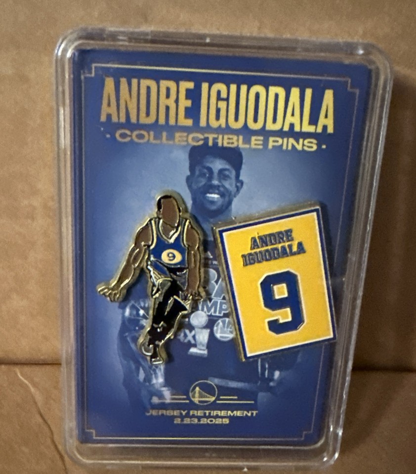 Golden State Warriors 2025 Brand New PIN SET ANDRE IGUODALA RETIREMENT ...