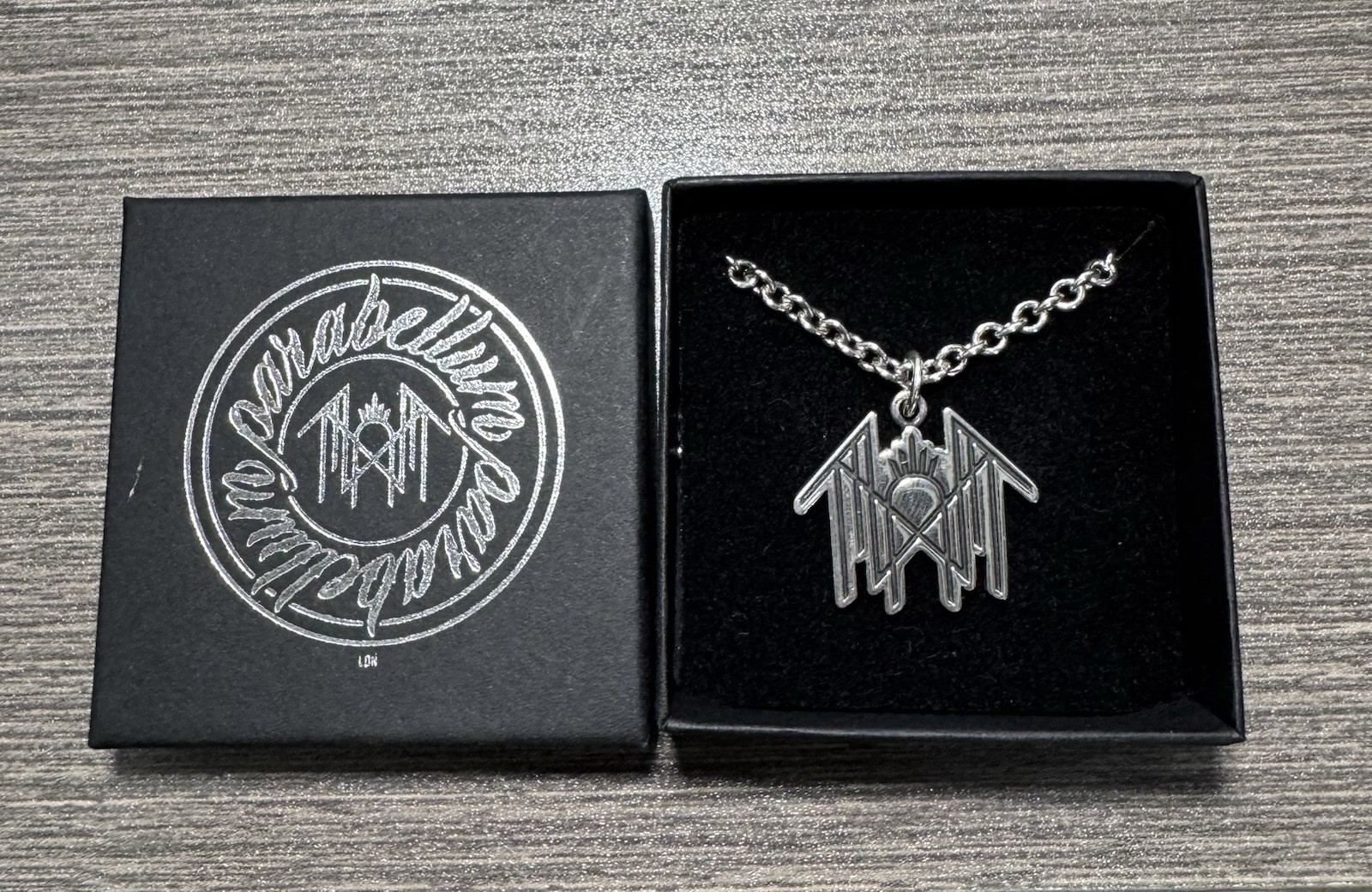 Sleep Token Parabellum Logo Necklace. *20 Inch Chain* - Gem