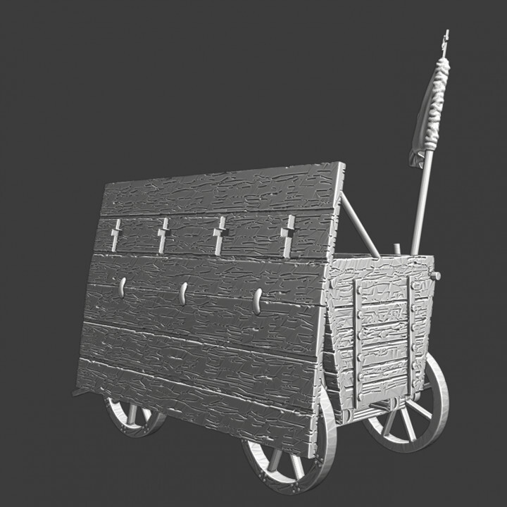 Northern Crusades Miniatures Medieval Hussite War Wagon & Handgunner ...