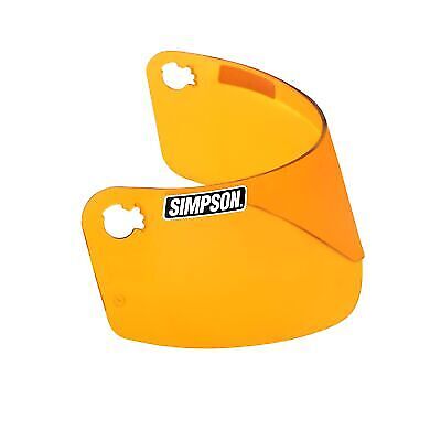Simpson Motorcycle Helmet Replacement Shield Amber Outlaw Bandit 283 ...