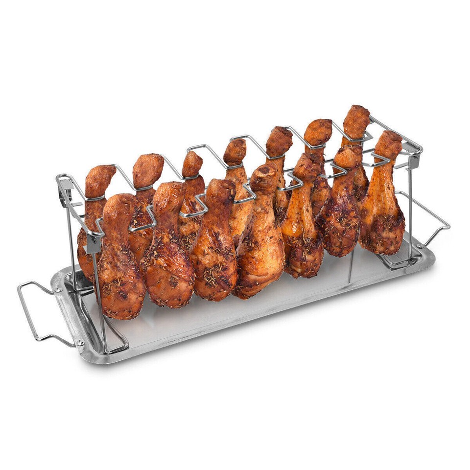 Hähnchenschenkel Rack Edelstahl Chicken Wings Grill Halter für ...