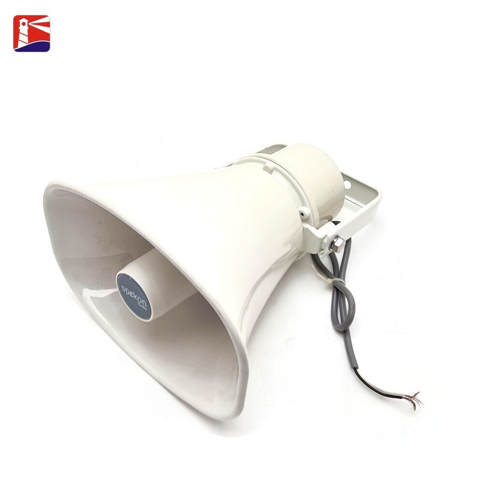 Spekon Audio HRC-15T Paging Horn Speaker with Transformer. Rated Power 15W | eBay Australia