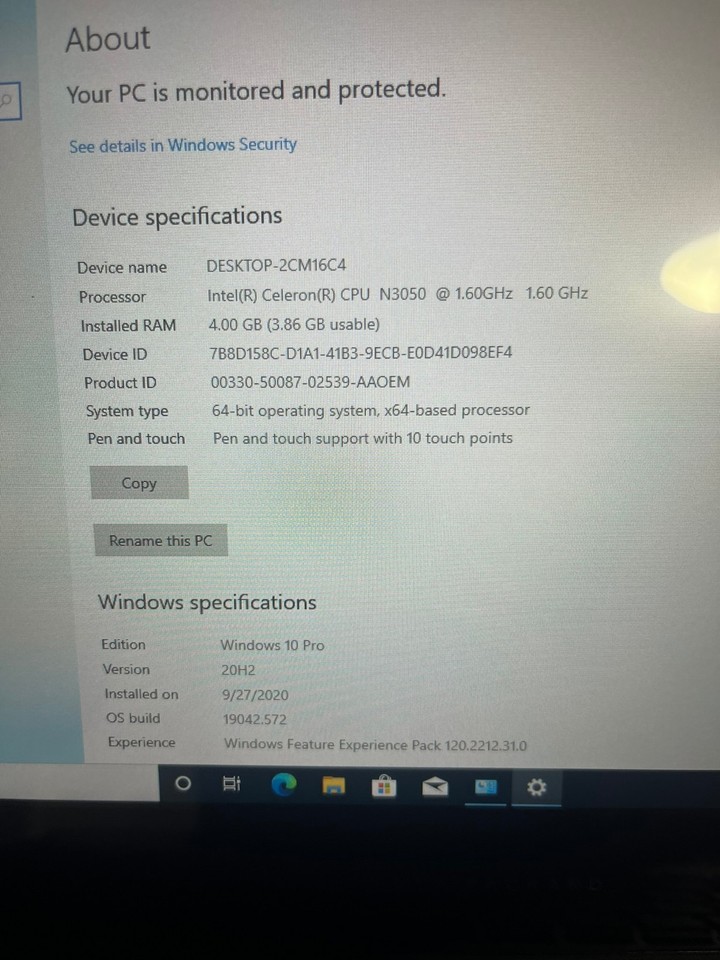HP x360 310 G2 - TOUCHSCREEN - Intel Celeron N3060 1.60GHz 4GB - FREE ...