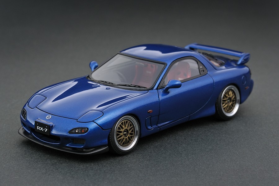 IG 1 43 Mazda RX 7 Mazda RX 7 (FD3S) Type RS Blue IG0204 Rare and Item ...
