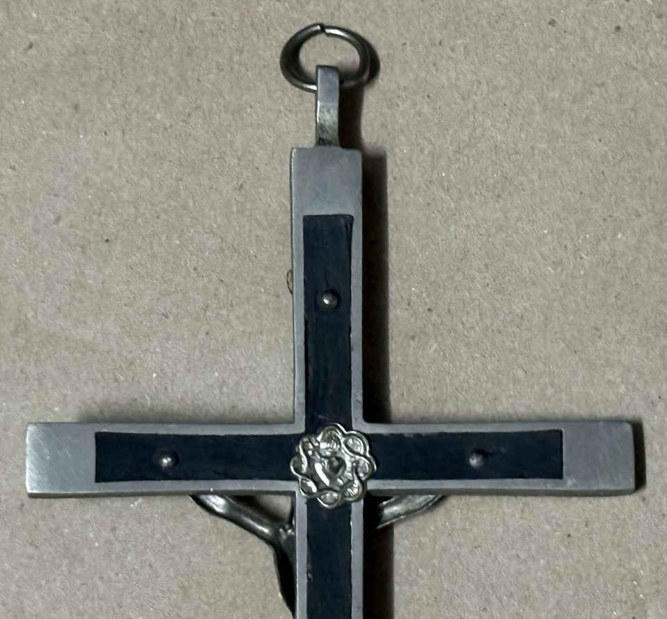 INRI Cross Crucifix Skull & Crossbones Germany Metal Religious Jesus ...