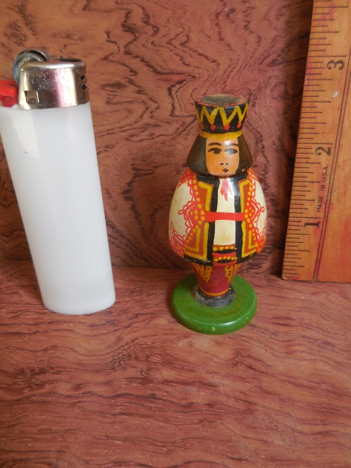 RARE Vintage Nesting Dolls Made In Polonia,Wood Figurine carved hand ...