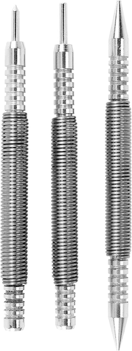3 Pcs Nail Set and Hinge Pin Tool Center Punch Spring Loaded for Door 1 ...